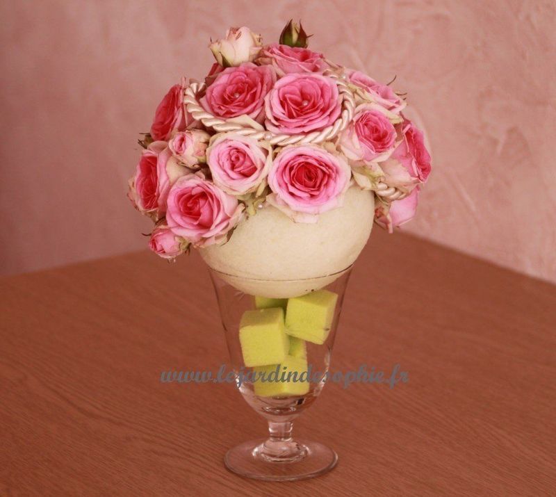 Boule en mousse florale - Art floral et décoration